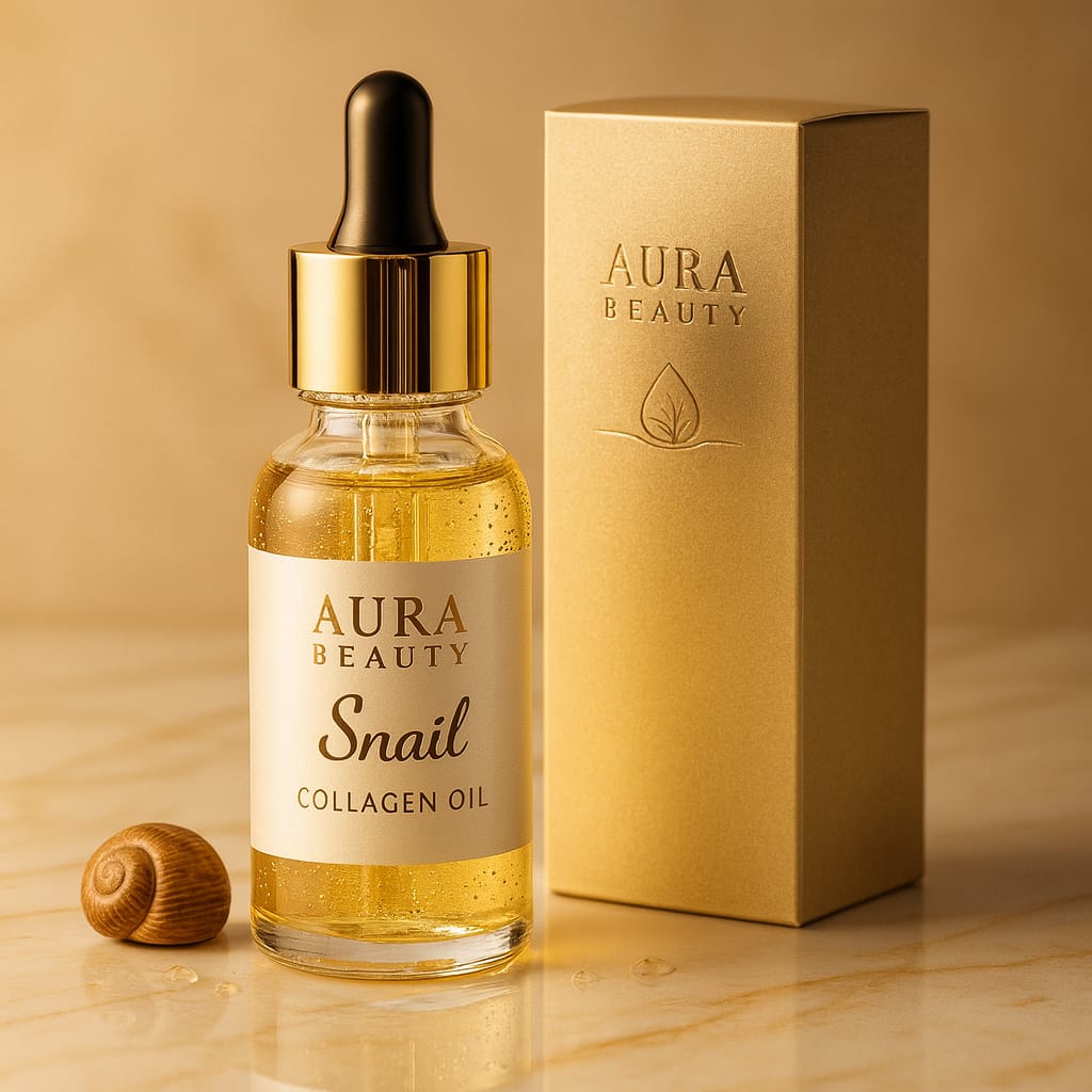 Snail Collagen Oil | Anti-Aging & Brightening Face Serum – Aura Beauty ...