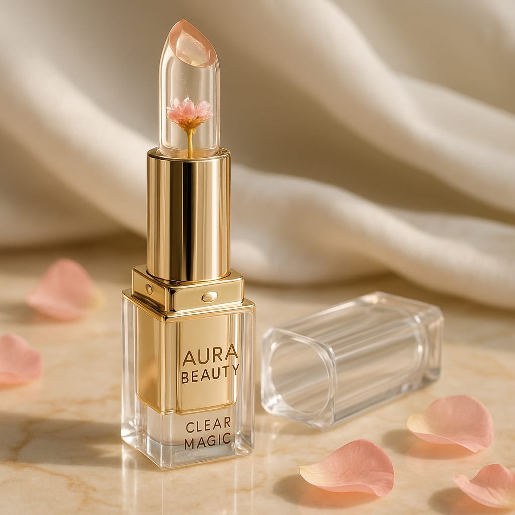 Clear Magic Flower Lipstick – pH Changing, Hydrating & Long-Lasting Gl ...
